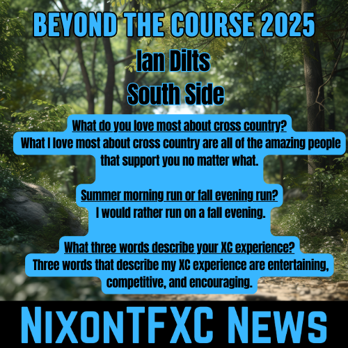 Beyond the course 2025: Ian Dilts South Side – Nixon Track and Field ...